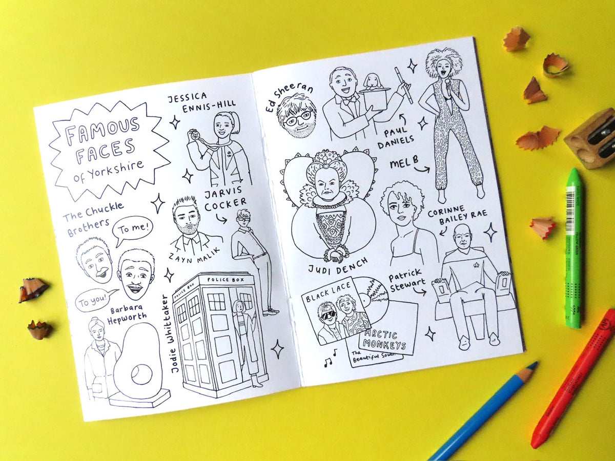 the yorkshire.coloring book