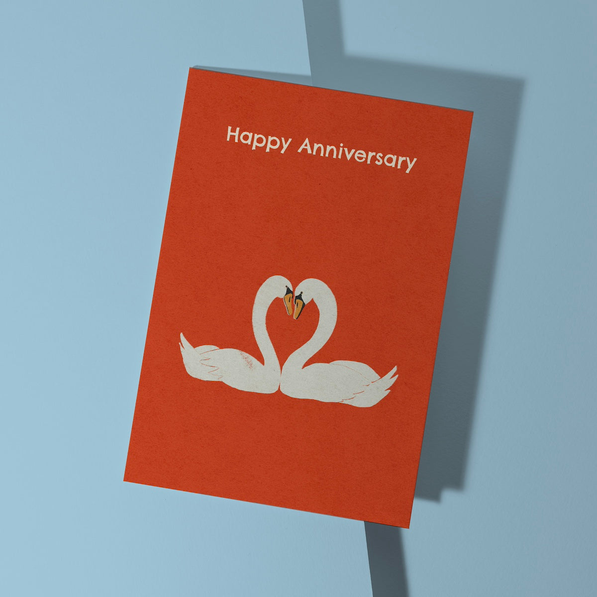Swans Happy Anniversary Card – Sheffield Makers Winter Gardens