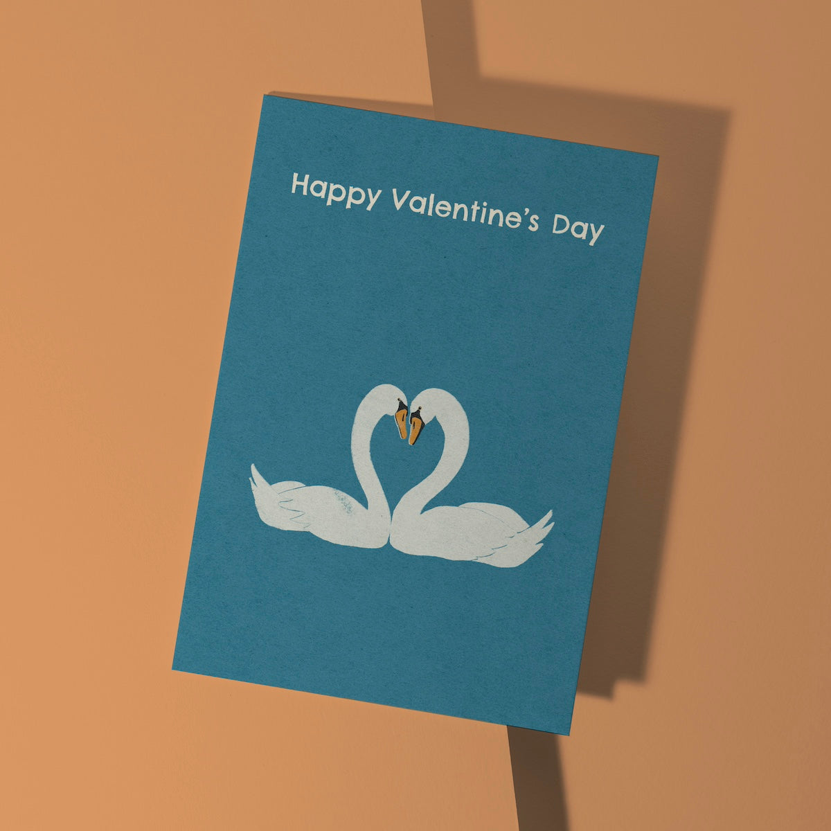Swans Happy Valentine's Day Card – Sheffield Makers Winter Gardens