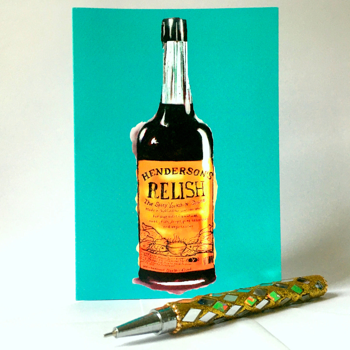 Henderson's Relish Card blue-green background – Sheffield Makers Winter ...